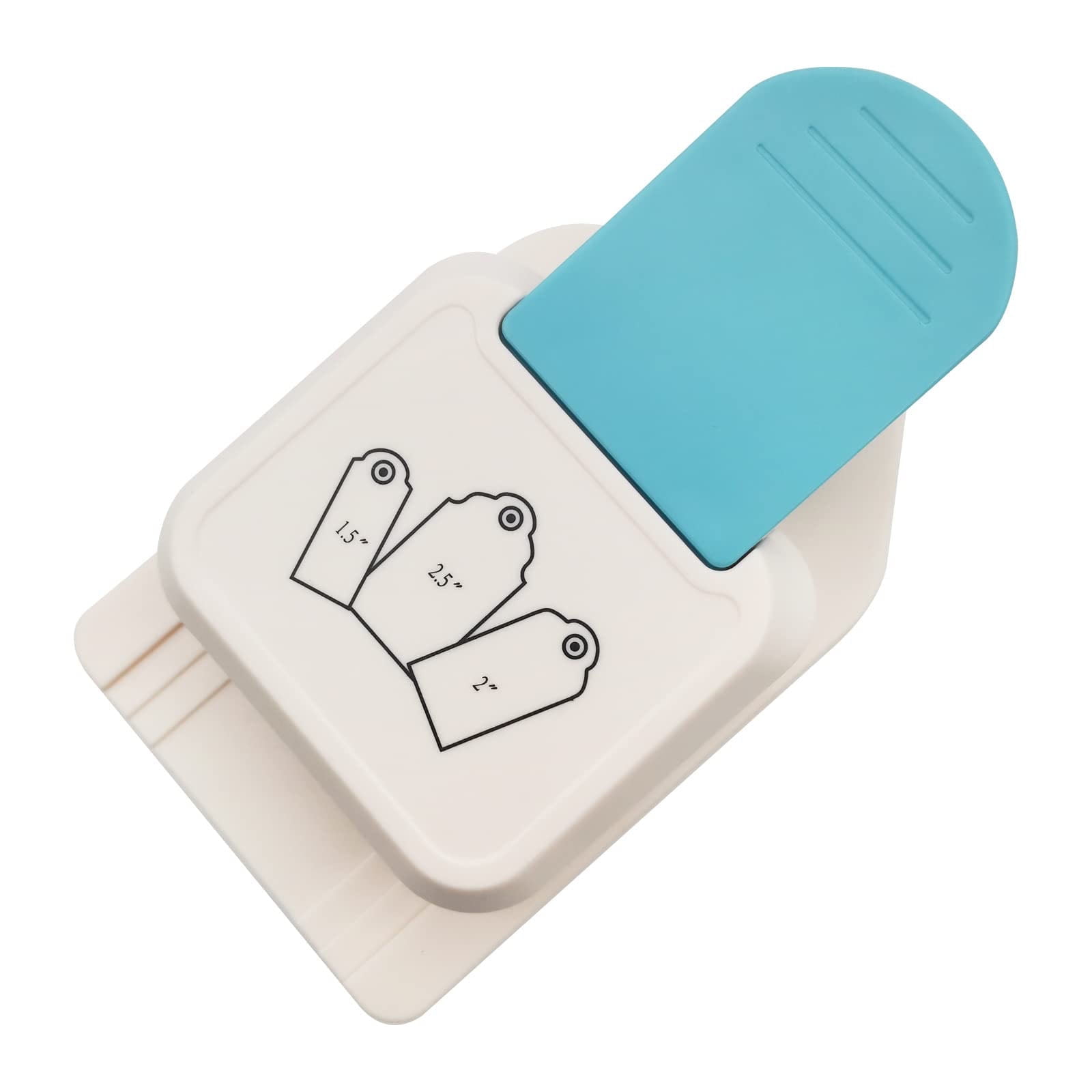 1pc 3 in 1 Craft Tag Punch, 1.5/2/2.5 Inch Gift Tag Paper Punches for ...