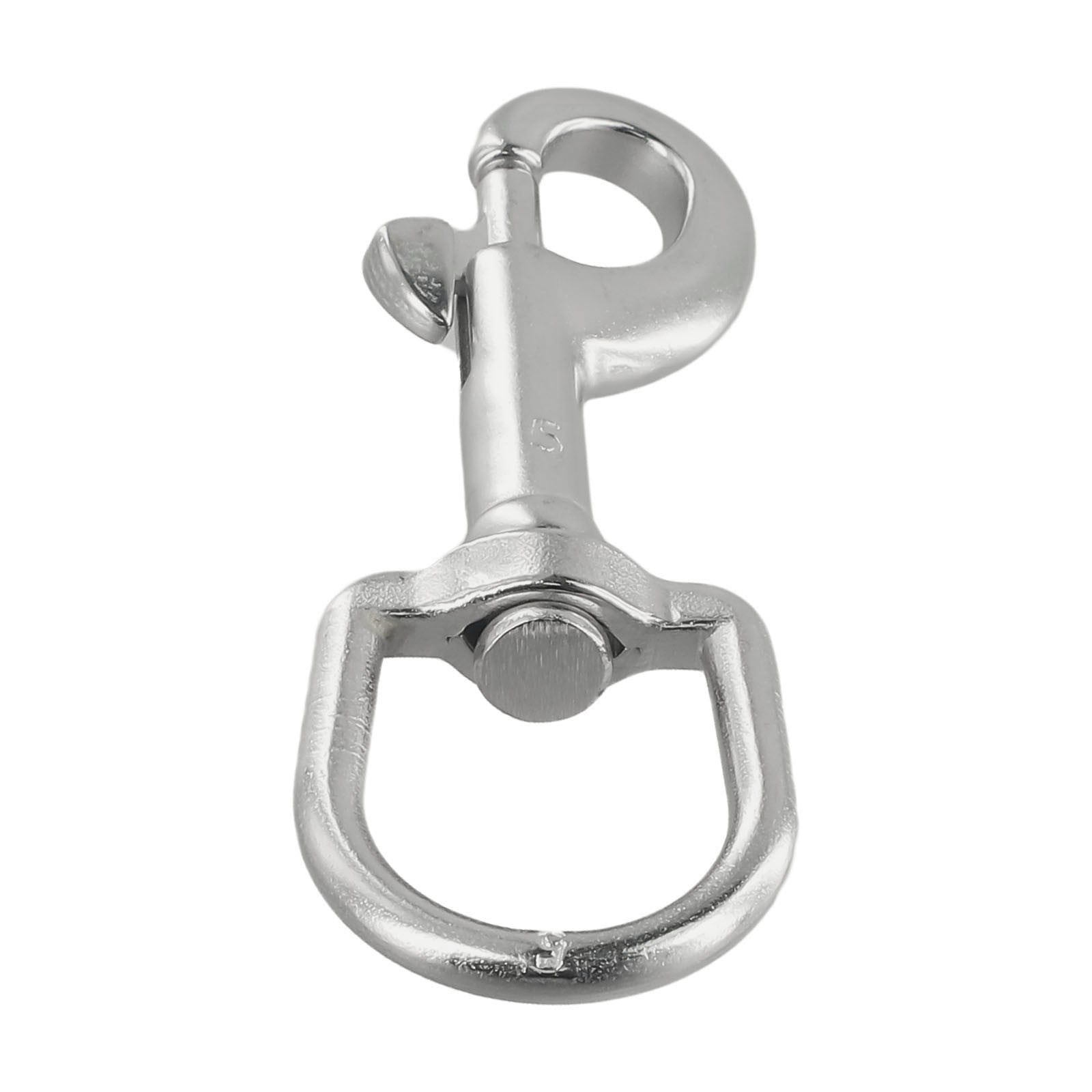 1pc 316 Stainless Steel Swivel Eye Bolt Spring Snap Hook 65/72/82/91 ...