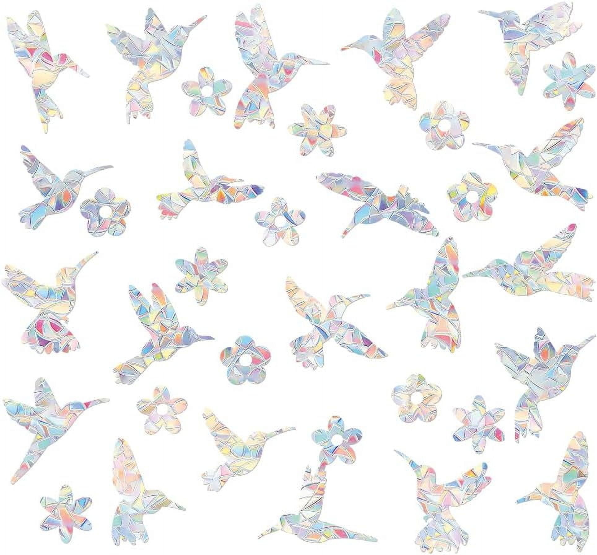 1pc 35PCS Window Strike Prevention Stickers Decals Hummingbirds and ...