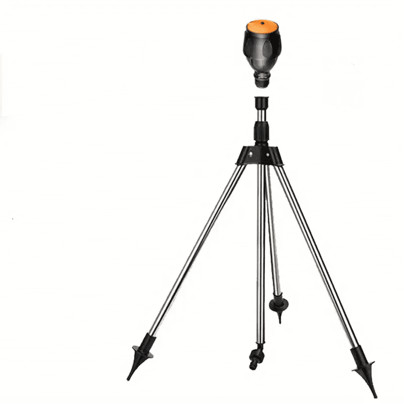 1pc 360° Rotary Irrigation Sprinkler Head with Tripod Telescopic ...