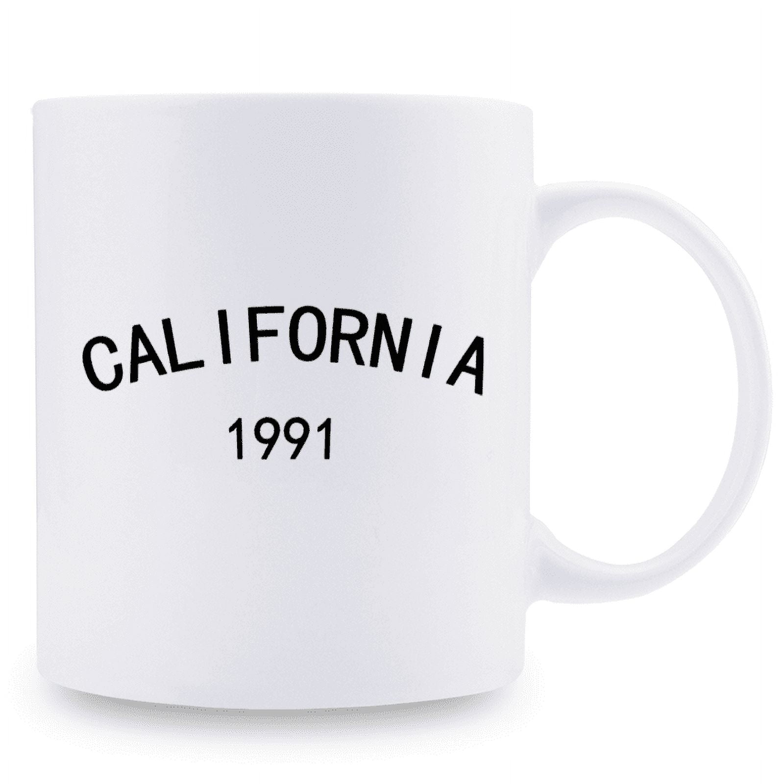 1pc, 3A level, California Letters And Numbers Printed mug, 11oz Funny ...