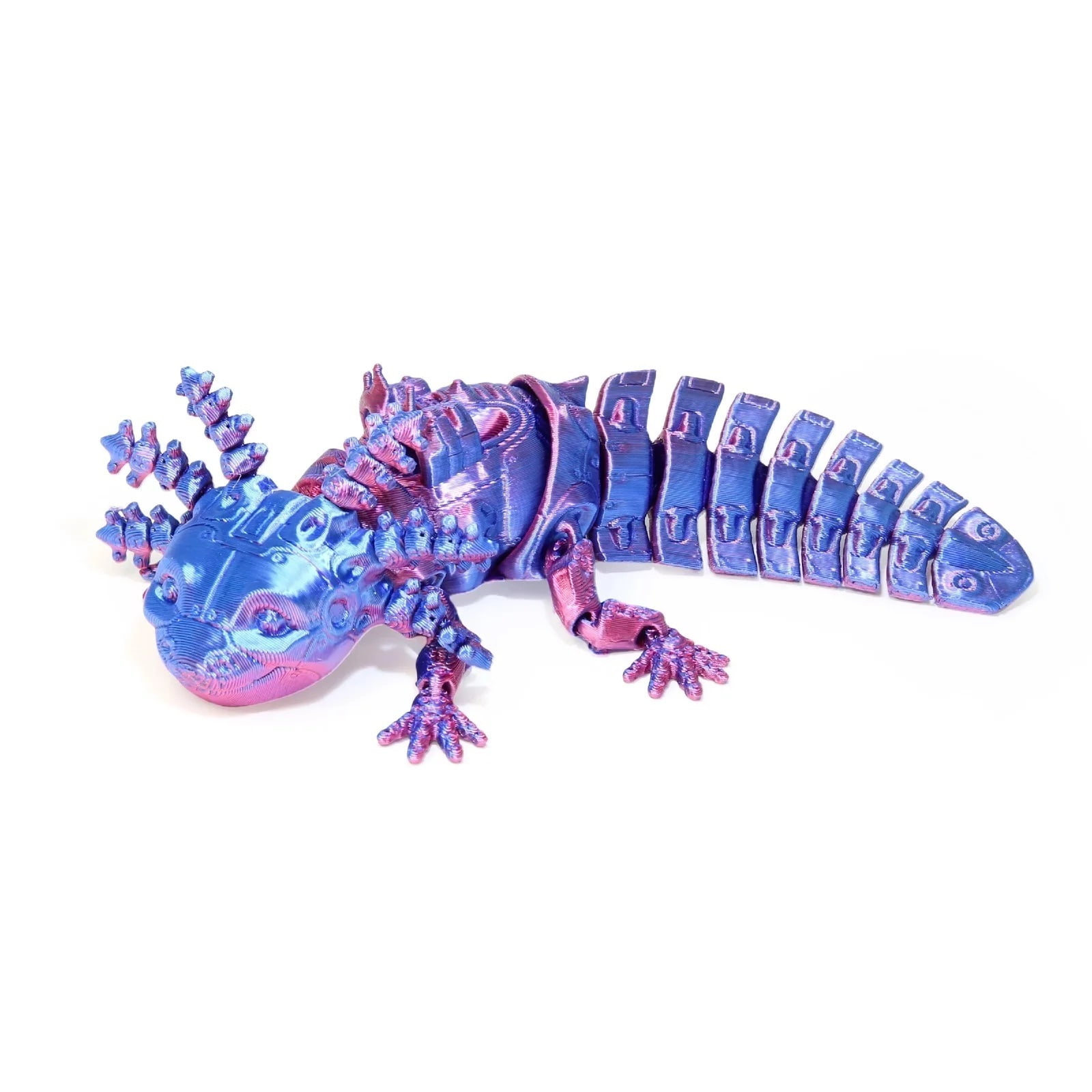 1pc 3D Animals Printed Articulated Axolotl Mechanical Collectible Desk ...