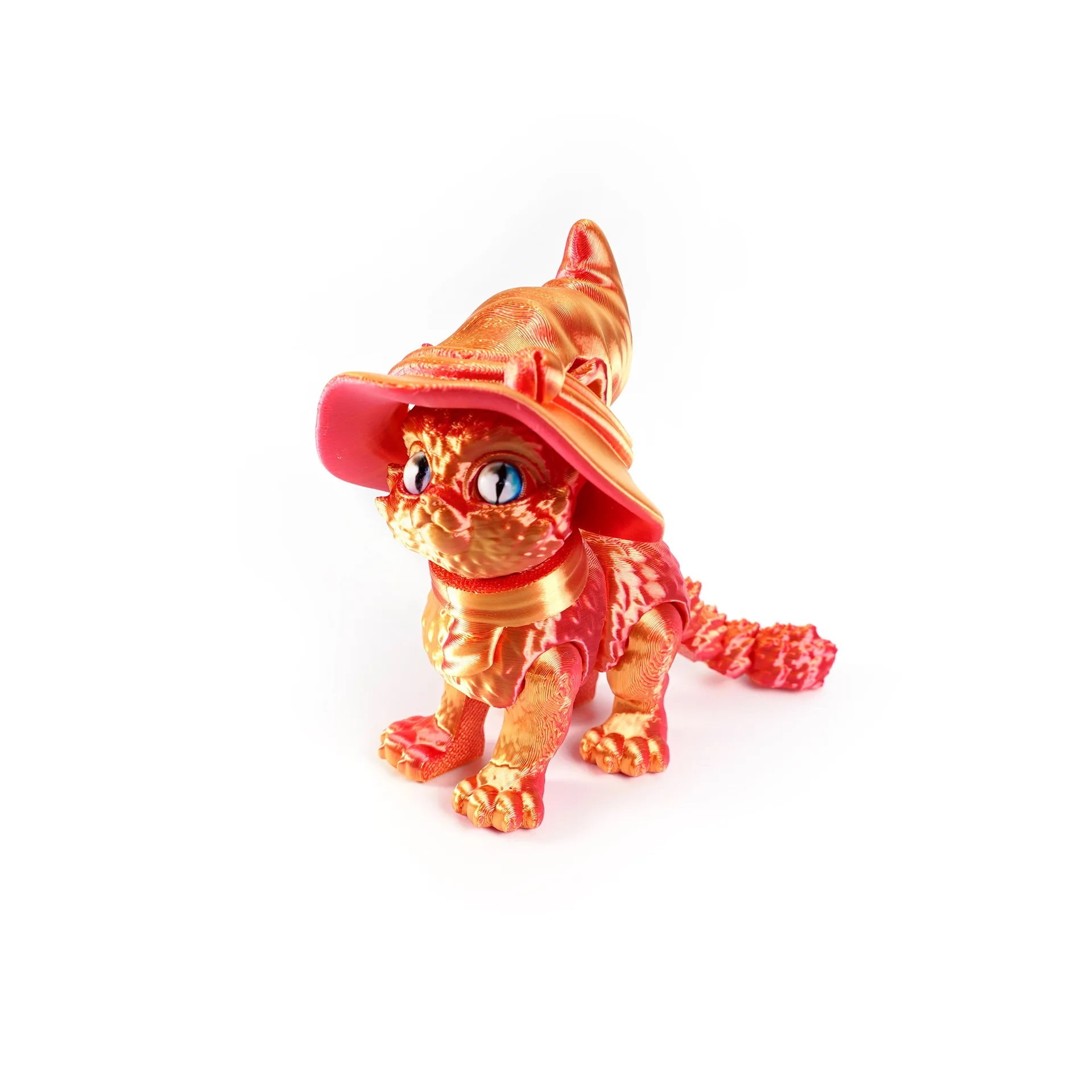 1pc 3D Printed Magic Cat Animals Realistic Hairless Figurine ...