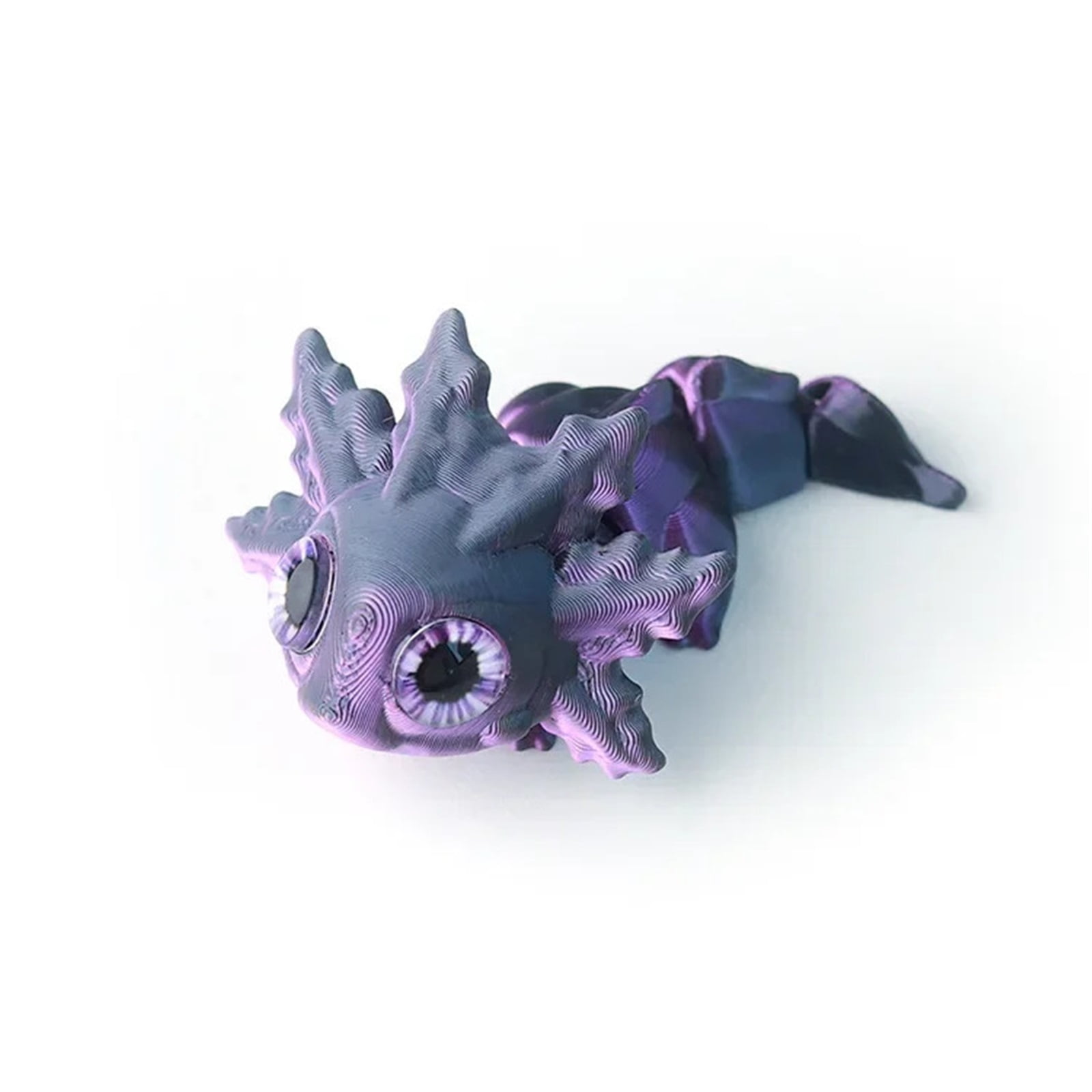 1pc 3D Printed Marine Animal Cute Multi-color Salamander Joint Movable ...