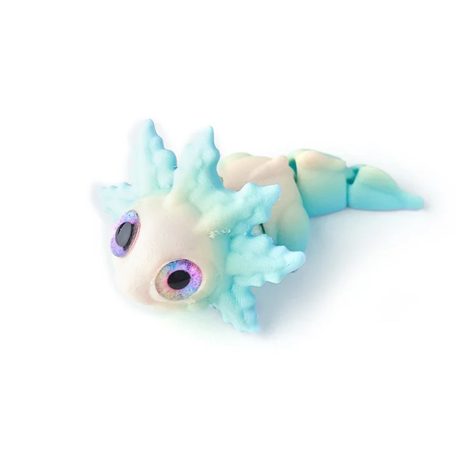 1pc 3D Printed Marine Animal Cute Multi-color Salamander Joint Movable ...