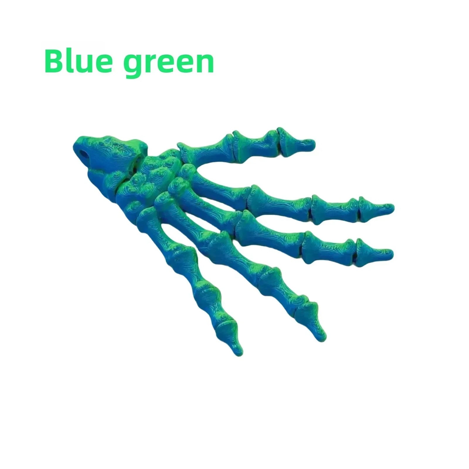 1pc 3D Printed Movable Skeleton Hand Necklace Articulated Fingers ...