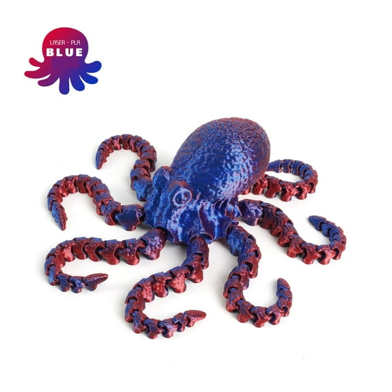 1pc 3D Printed Octopus Ornament Creative Animal Landscape Decorations ...