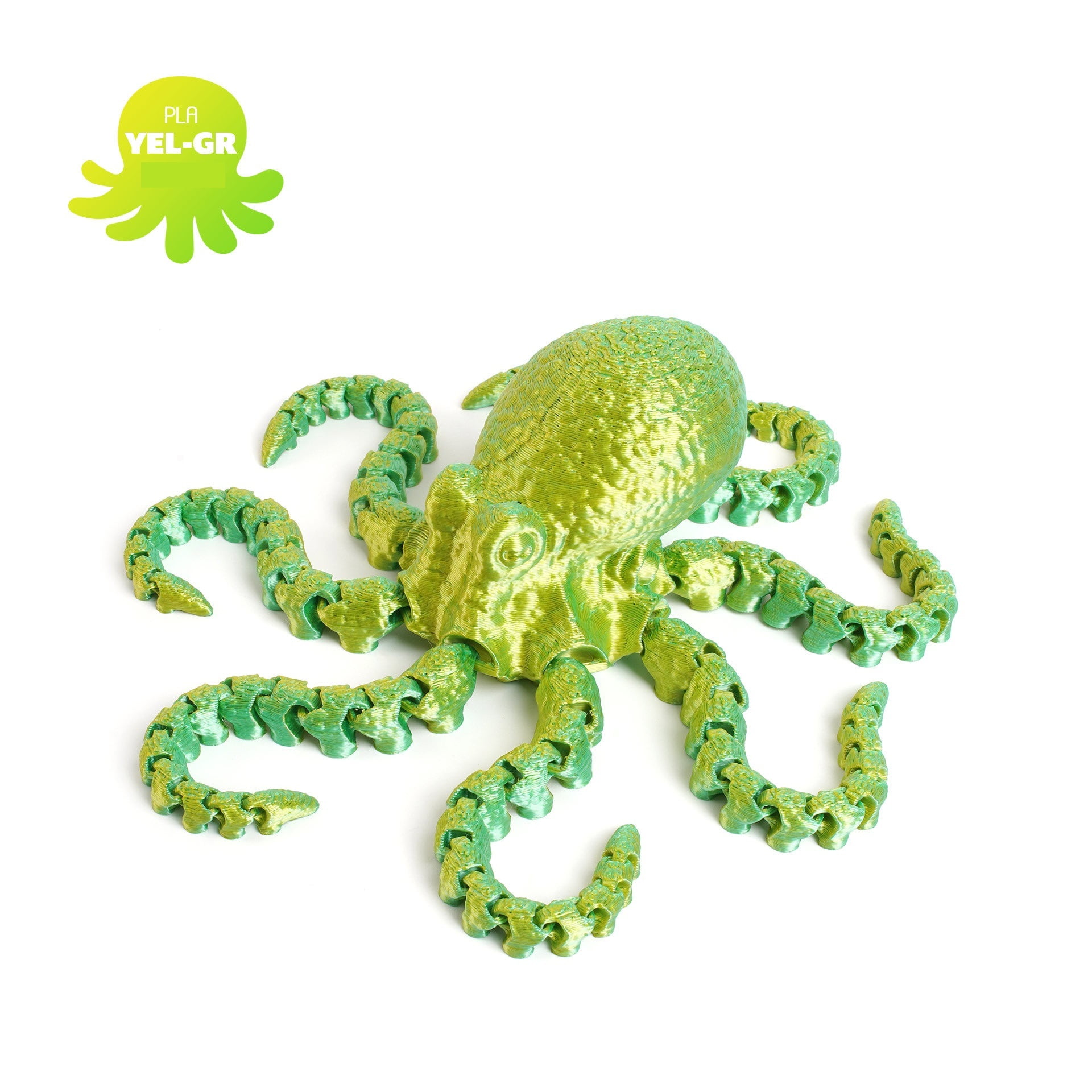 1pc 3D Printed Octopus Ornament Creative Animal Landscape Decorations ...