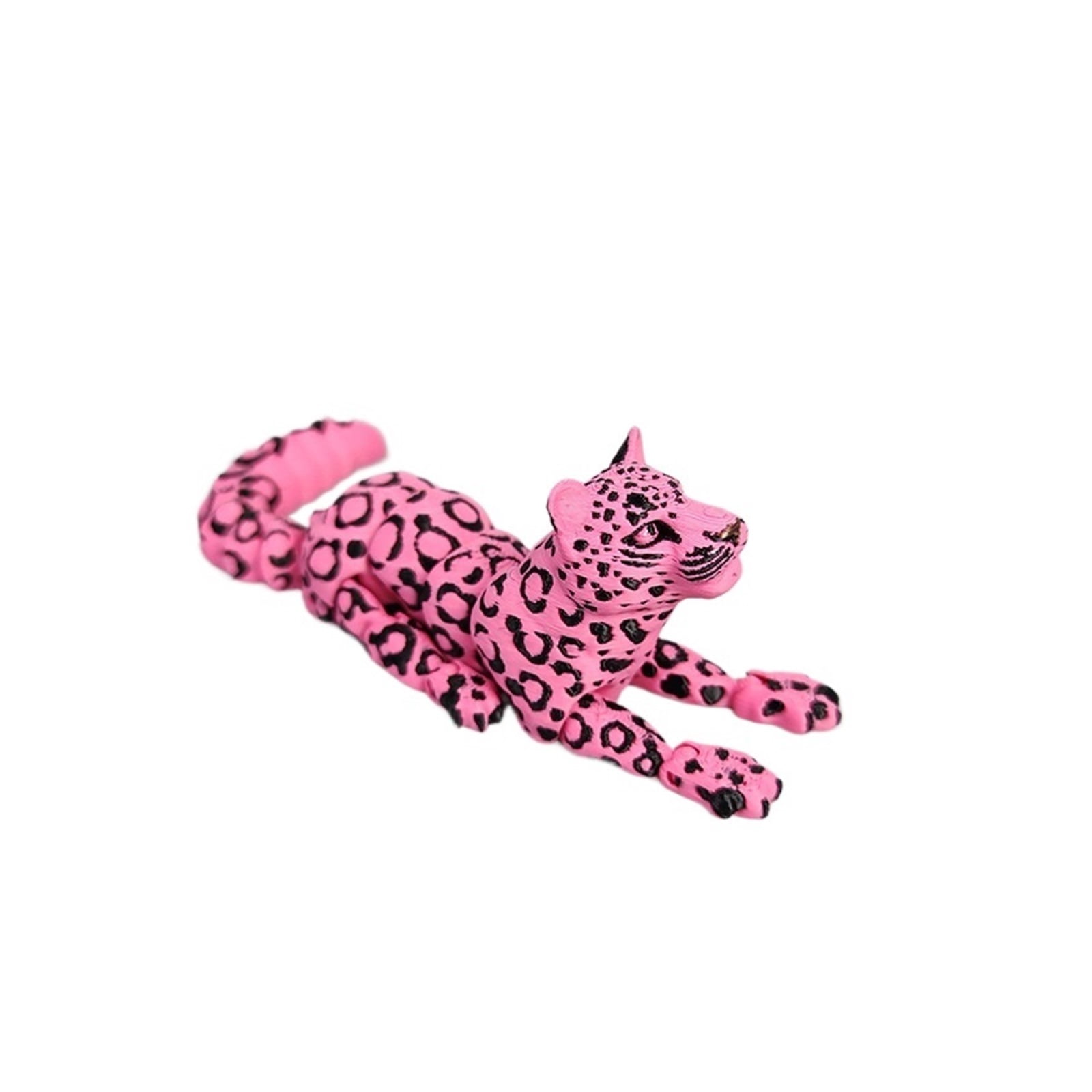 1pc 3D Printed Snow Leopard Decoration Ornament Joint Movable ...