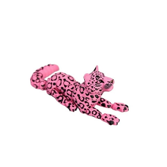 1pc 3D Printed Snow Leopard Decoration Ornament Joint Movable ...