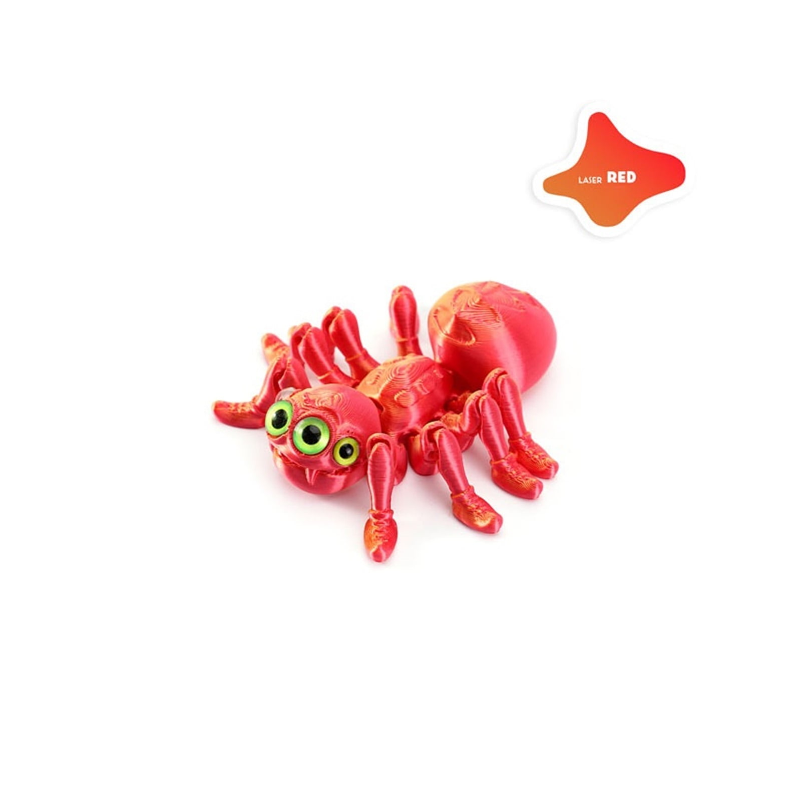 1pc 3D Printed Spider Animals Realistic Colorful Spider Figurine ...