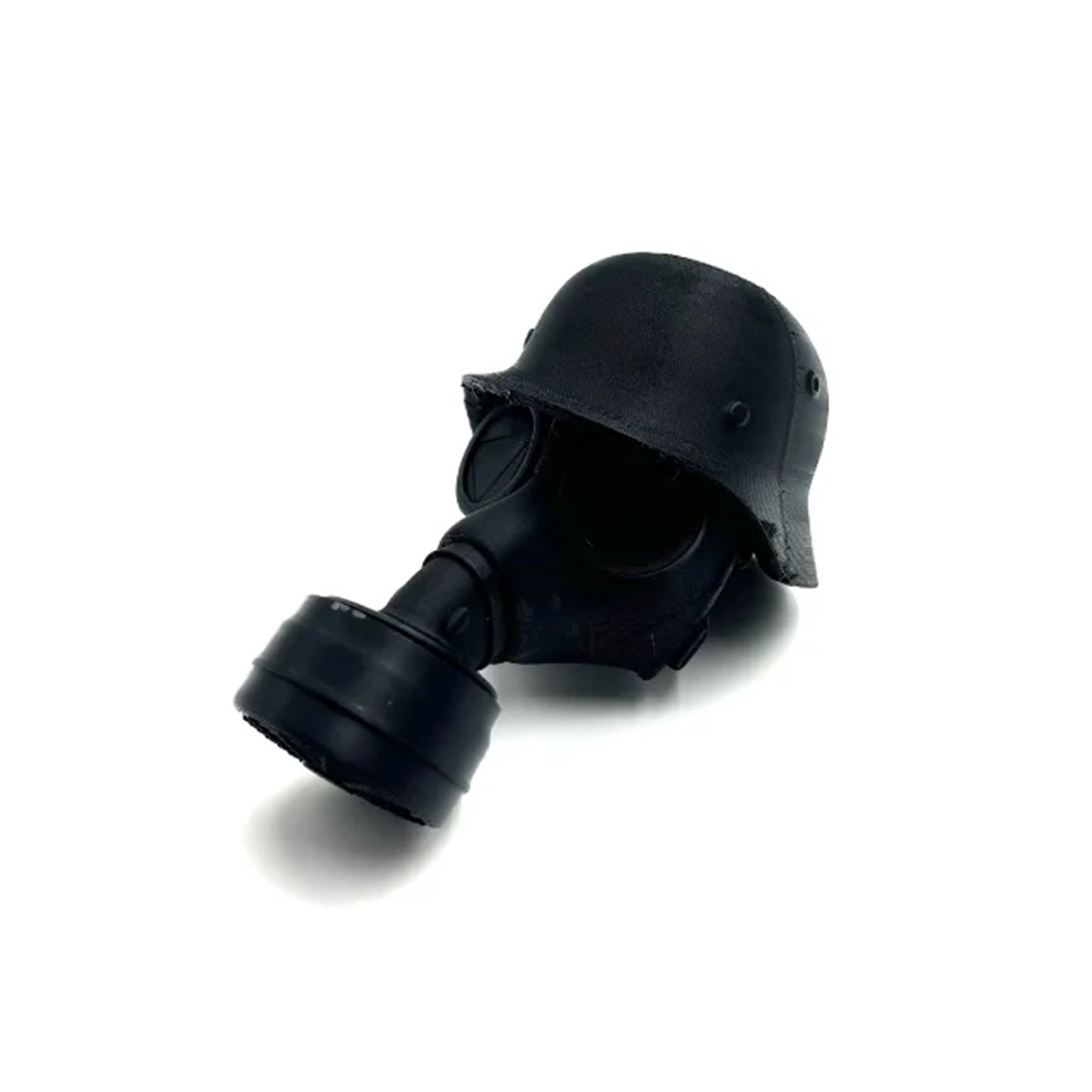1pc 3D Printed Trailer Hitch Cover Steel Helmet Gas Mask Universal Dust ...