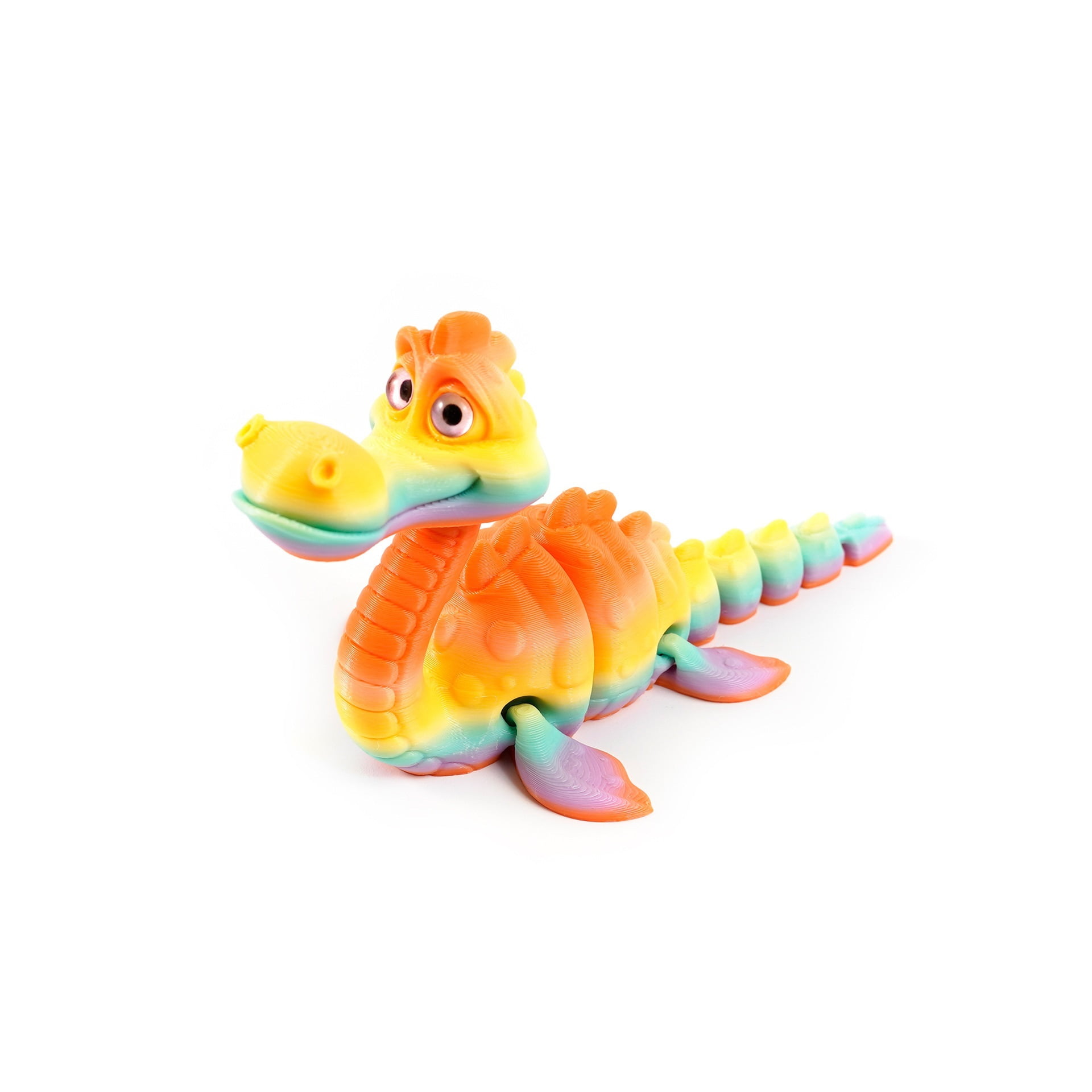 1pc 3D Printing Cute Big Eyed Monster Desktop Figurines Children ...