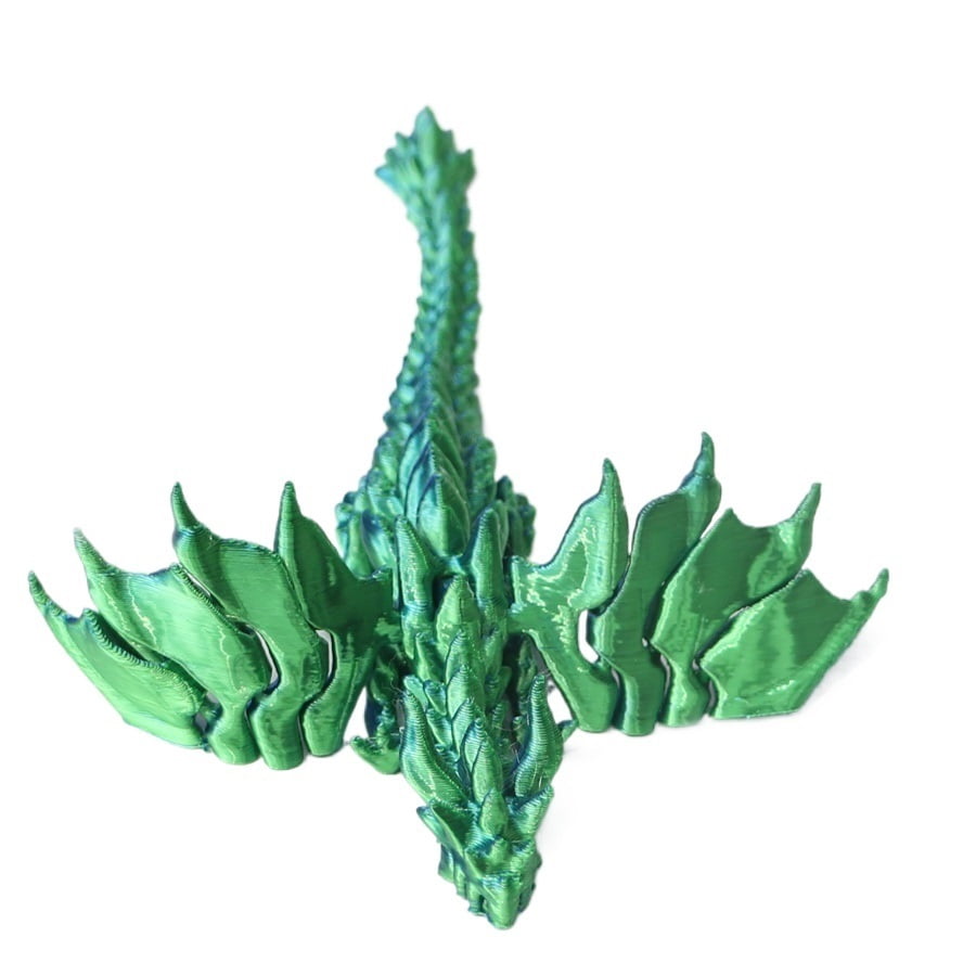 1pc 3D Printing Flying Dragon Joint Movable Model, Chinese Loong ...