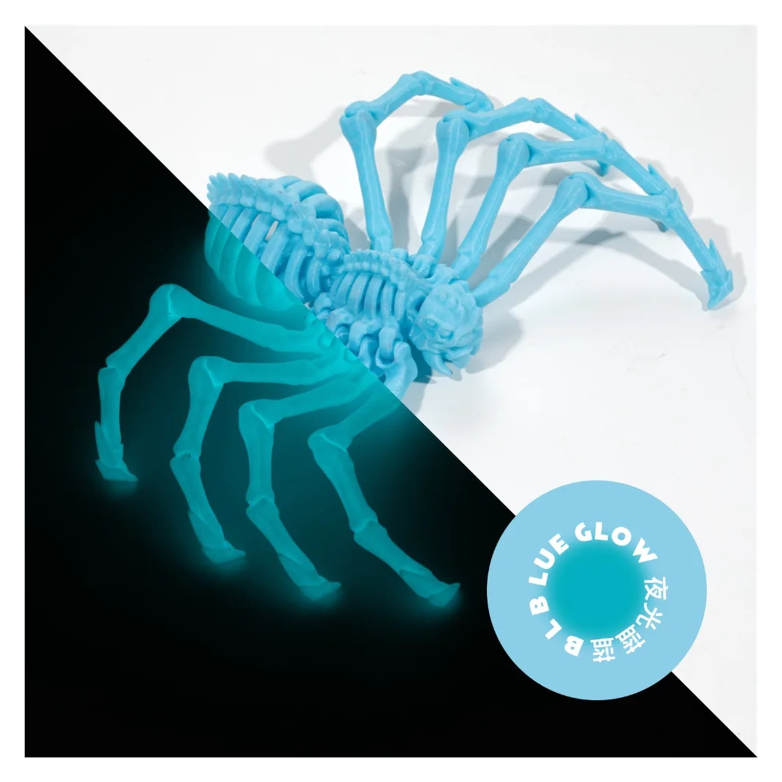 1pc 3D Printing Spider Animals Realistic Colorful Spider Figurine ...