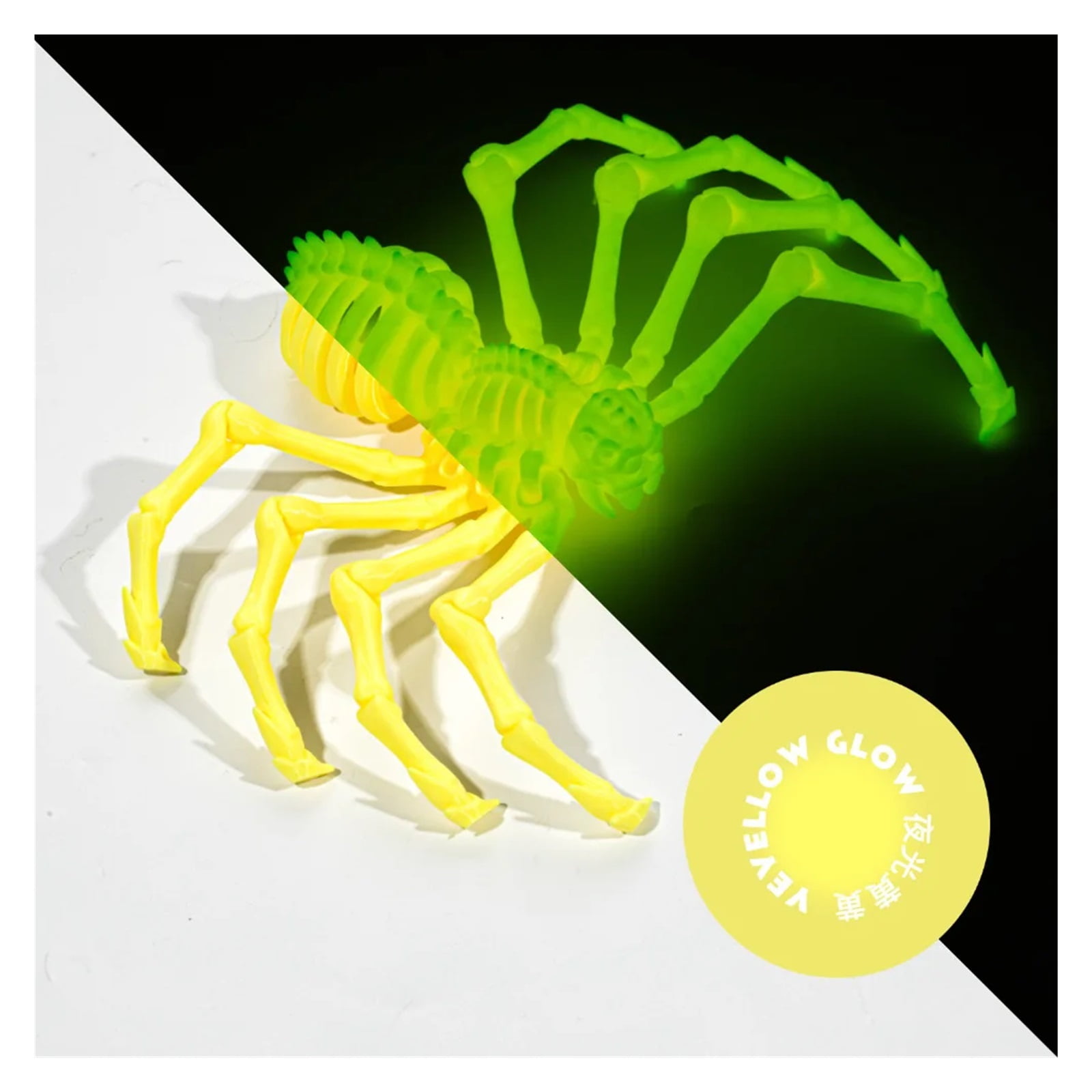 1pc 3D Printing Spider Animals Realistic Colorful Spider Figurine ...