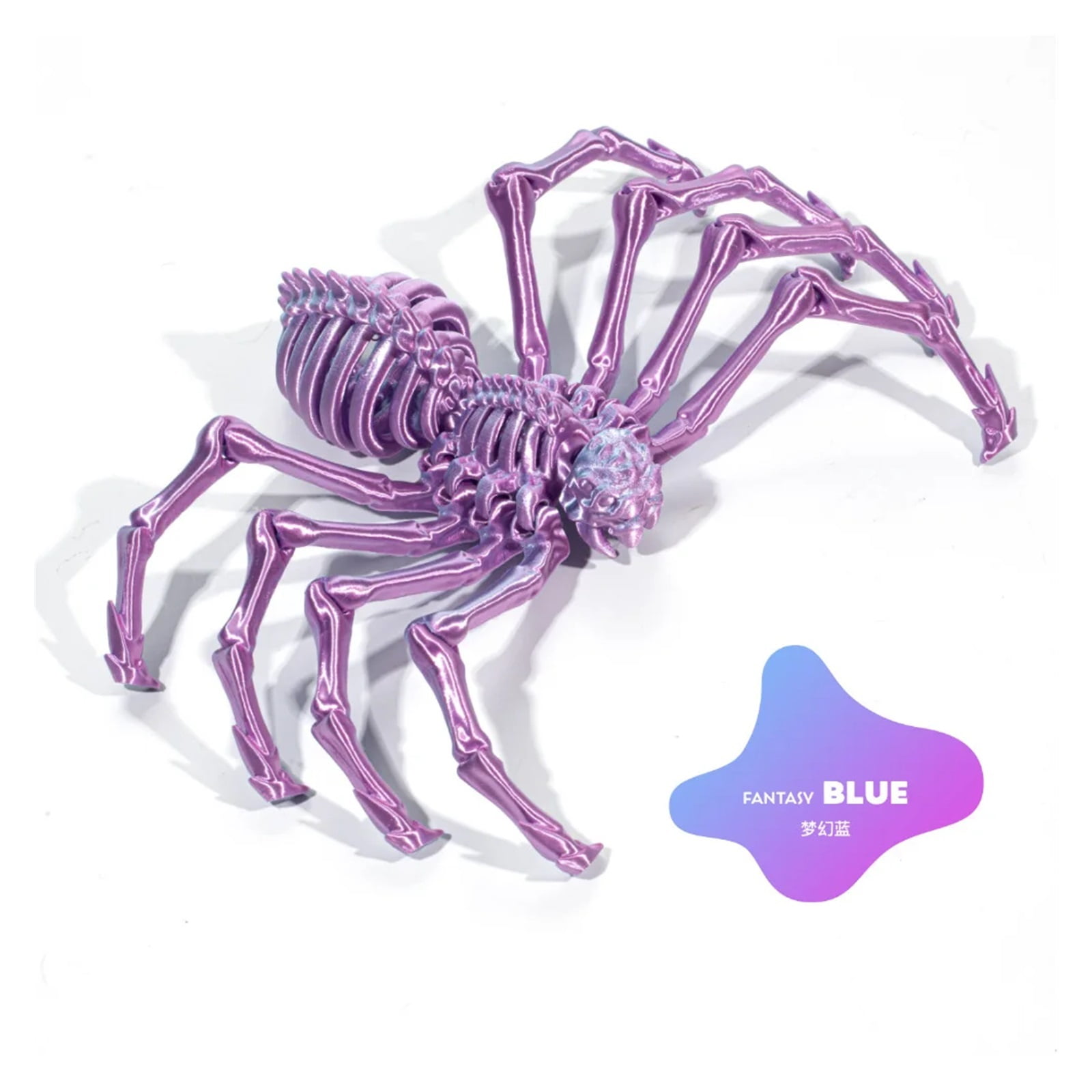 1pc 3D Printing Spider Animals Realistic Colorful Spider Figurine ...