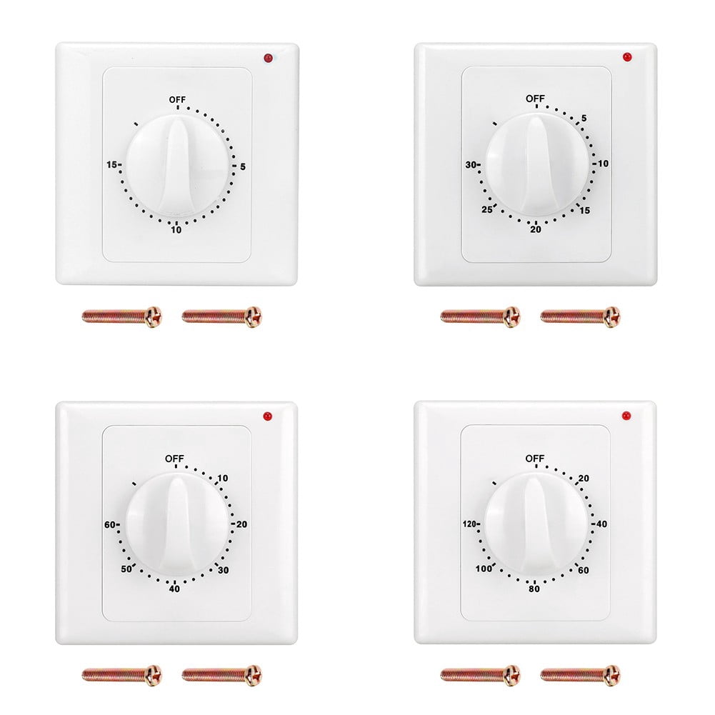 Countdown Timer Switch AC220V Electronic Mechanical Countdown Controller 86Panel TIMING 60MIN ...