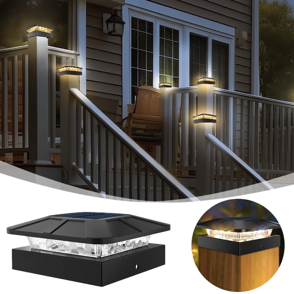 4X4 Solar Post Lights