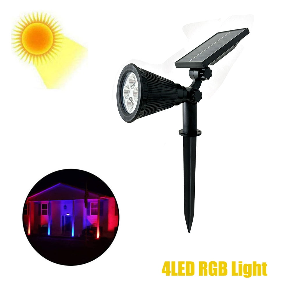 1pc 4/7/18/36LED Solar Spotlights Outdoor IP65 Waterproof Brightness ...