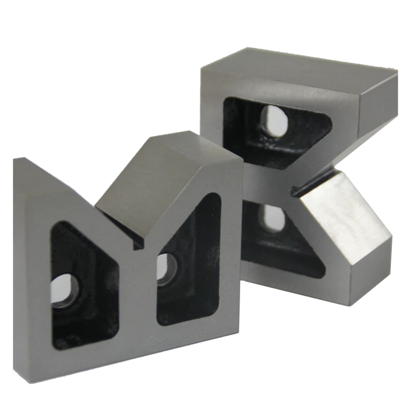 1pc 4" Cast Iron V-Blocks, Ground B Type V Iron 90 Degree, 4inch V ...