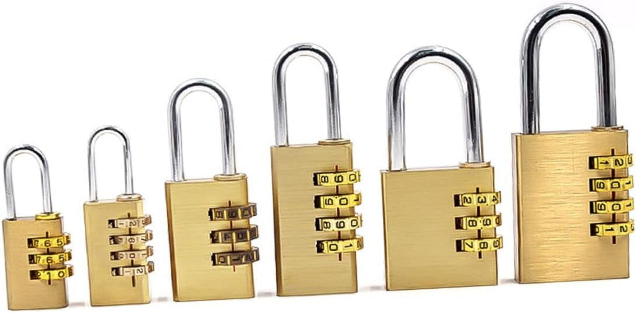 1pc 4 Outdoor Padlock Digital Padlock Suitcase Lock 4 Dial Number Lock ...