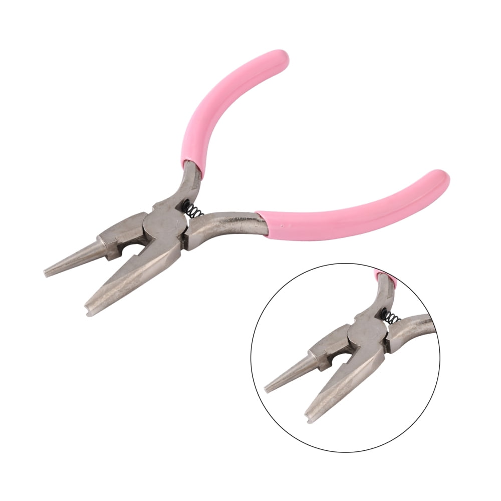 1pc 45# Carbon Steel Jewelry Pliers Wire Looping Pliers Concave and ...
