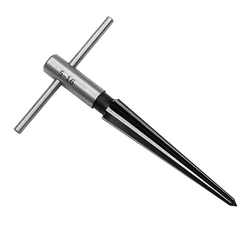 1pc 5-16mm Bridge Pin Hole Hand Held Reamer T Handle Tapered 6 Flute ...