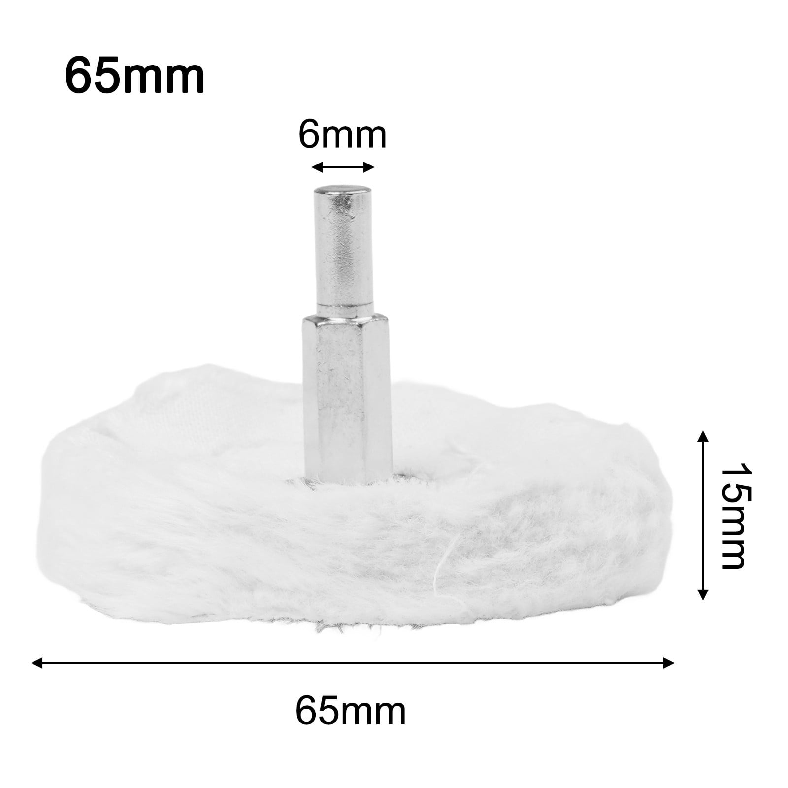 1pc 50/65/75/100mm Buffing Polishing Wheels Cotton Lint Cloth For Wood ...