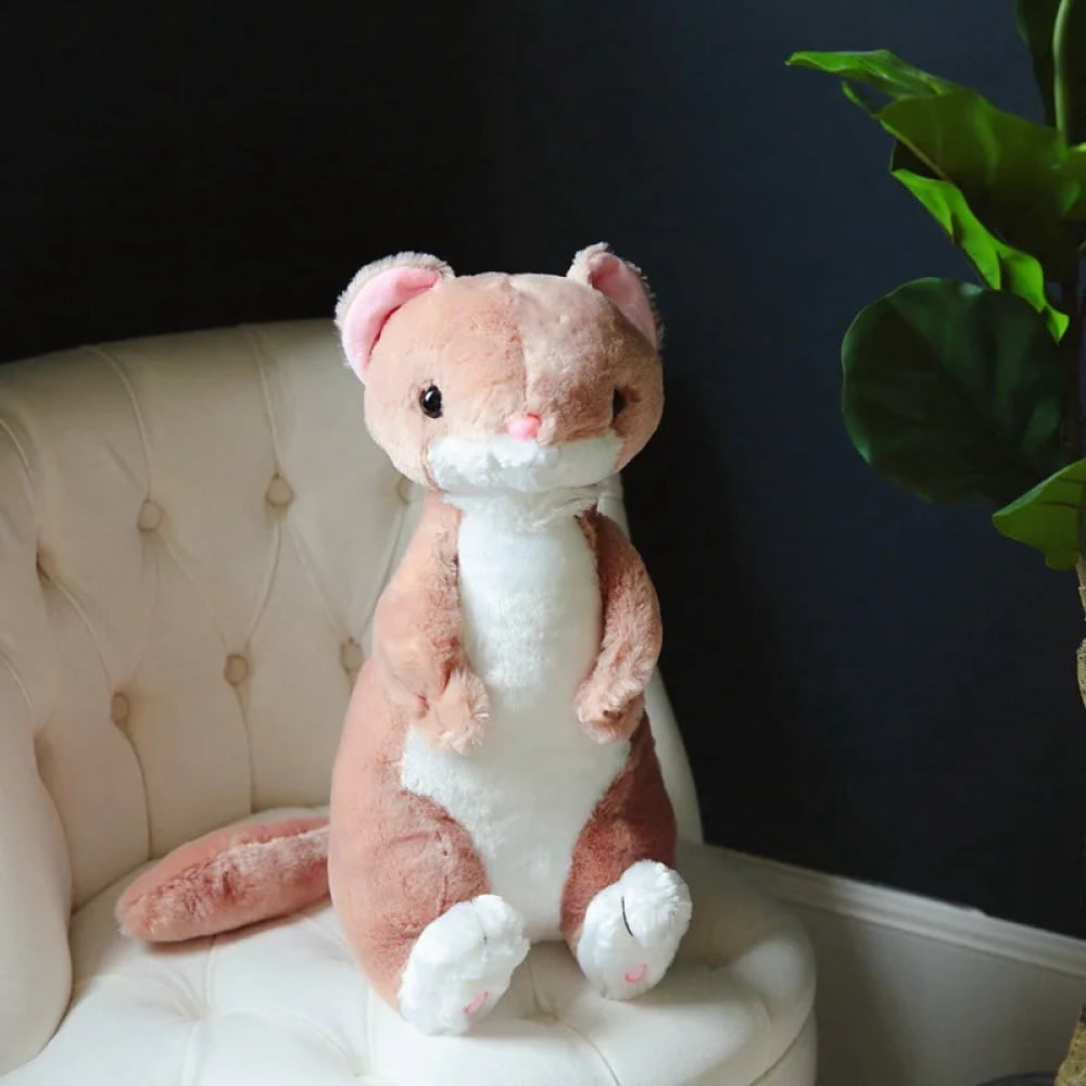 1pc 50cm Sweet Ferret Plush Toy Soft Stuffed Cartoon Animal Ferret ...