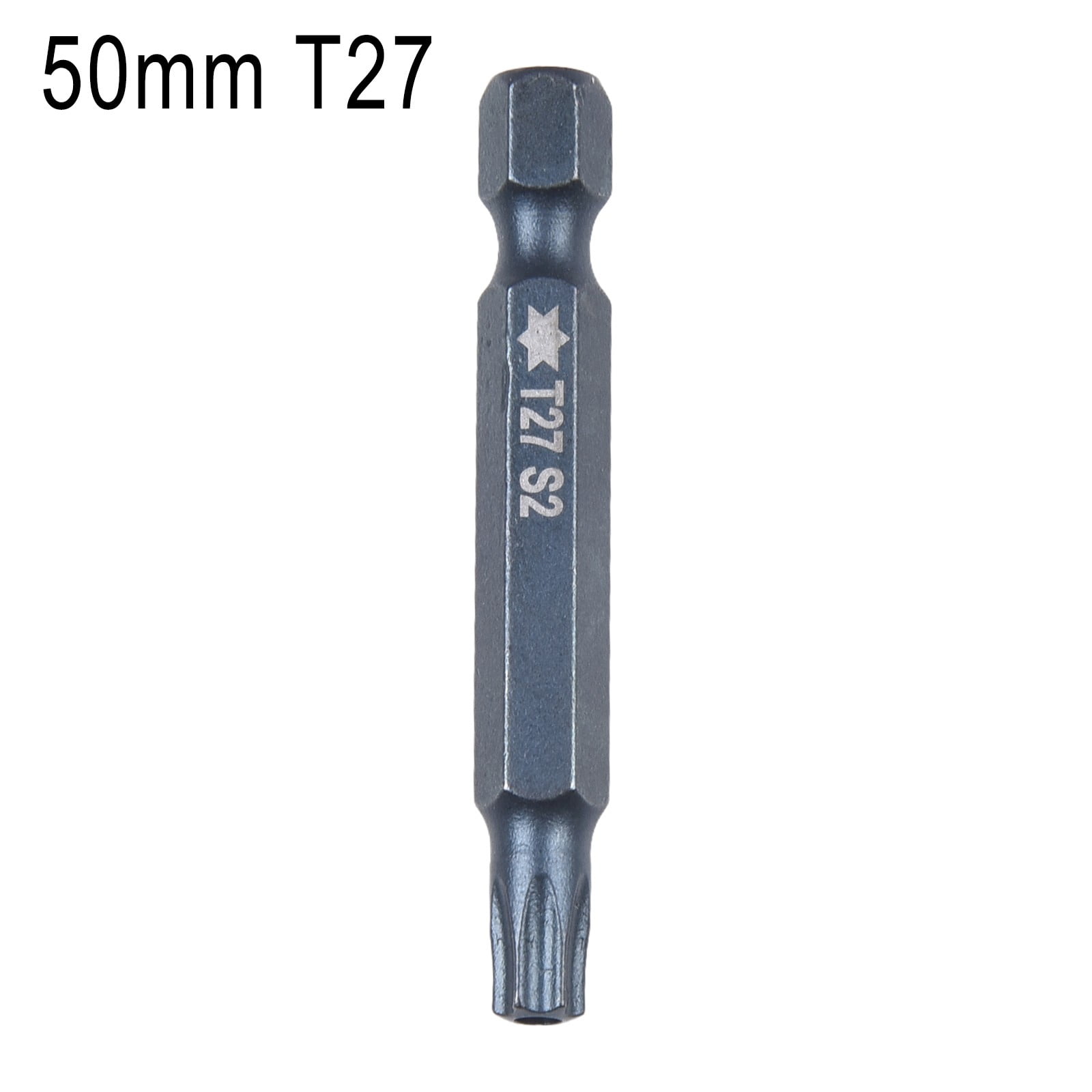 1pc 50mm Length Torx Screwdriver Bit 1/4\" Hex Shank Hole Security Torx ...