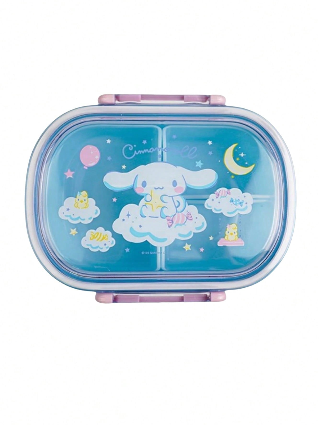 1pc 580ml Hello Kitties bento lunch box set with compartment lid lunch ...