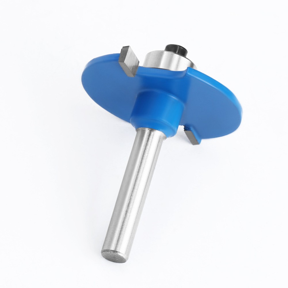 1pc 6.35mm Shank T-Sloting Router Bit Biscuit Jointing Slotting Wood ...