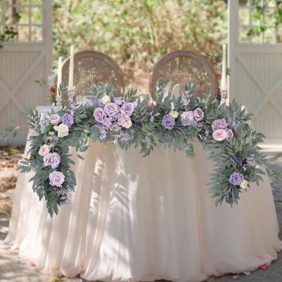 1pc 6FT Flower Garland for Backdrop Decorations - Wedding Arch Flowers ...