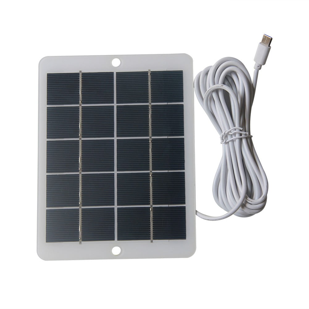 1pc 6W 5V Solar Charging Panel Outdoor Solar Panels Camera Security ...