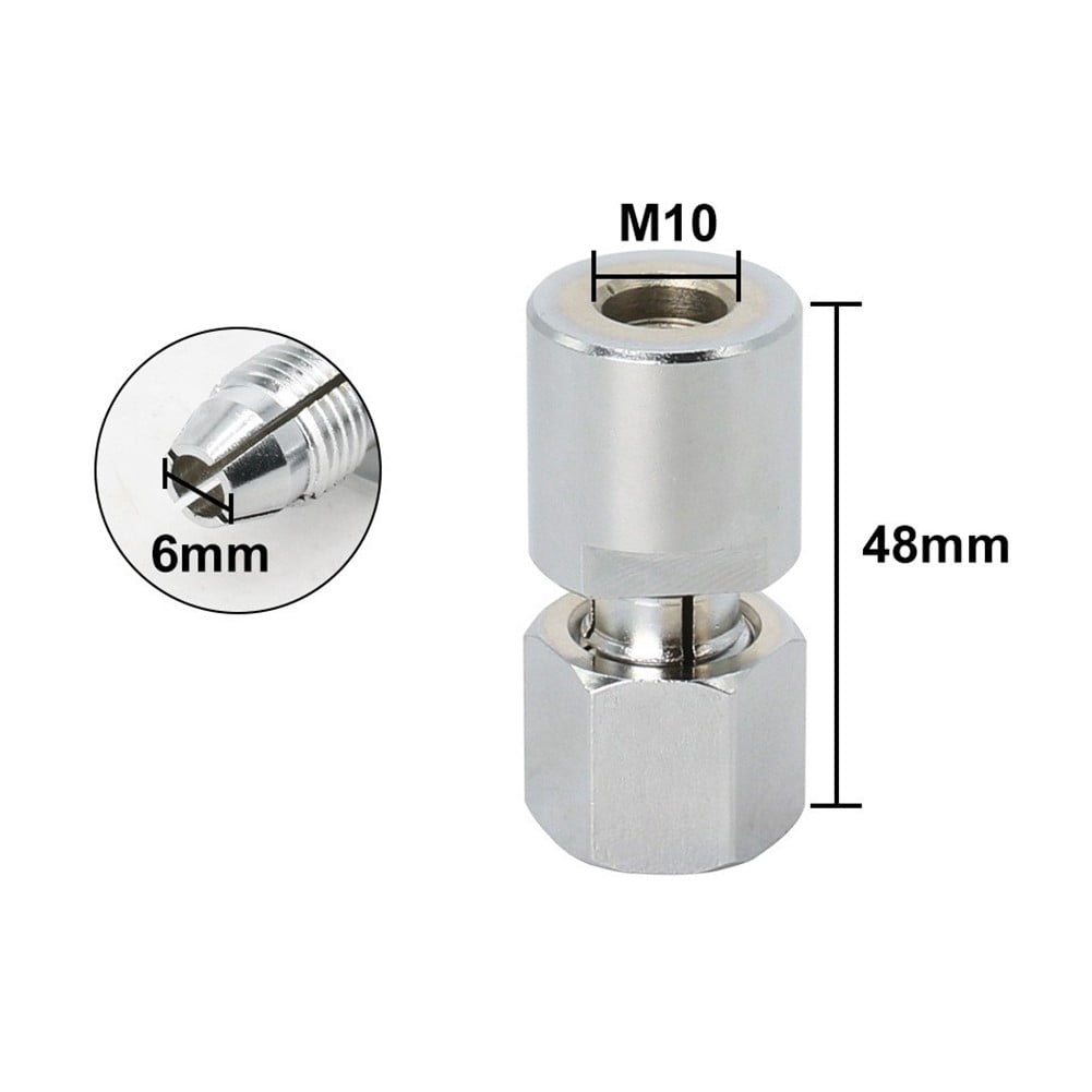 1pc 6mm Diameter Drill Collet Chuck for M10 Angle Grinder Cutting ...