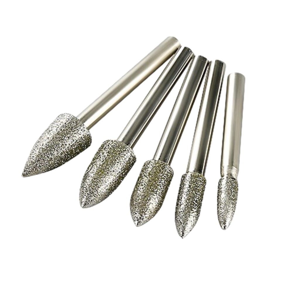 1pc 6mm Shank Diamond Grinding Head Mounted Bit Burrs Grinding Wheel ...