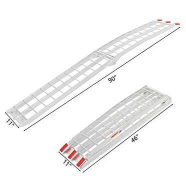 (2 pack) CargoSmart 3079 9in W x 72in L Steel Tri-Fold Loading Ramp ...