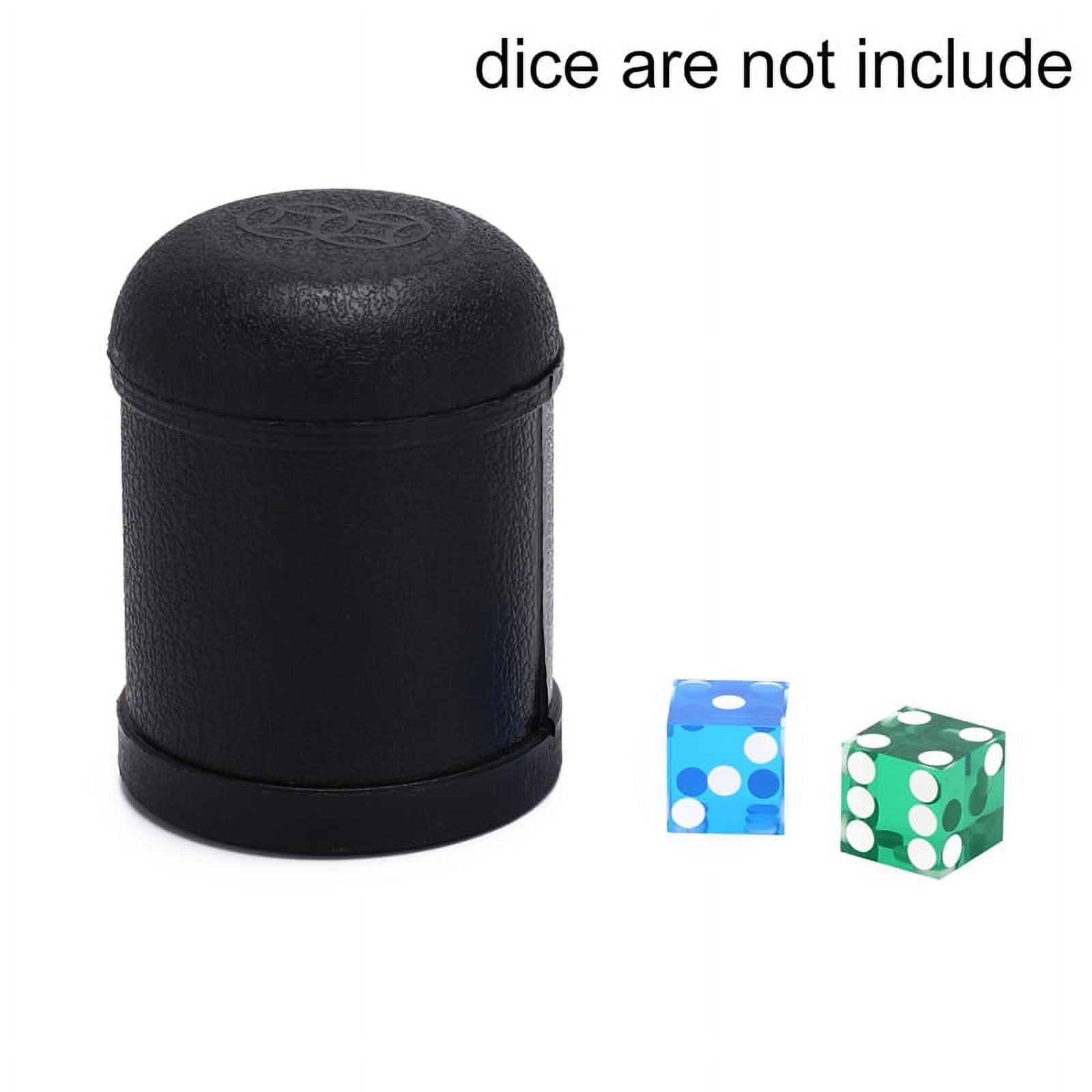 1pc 7.5cm x 10cm ktv pub party game toy plastic dice cup black shaking cup box - Walmart.com