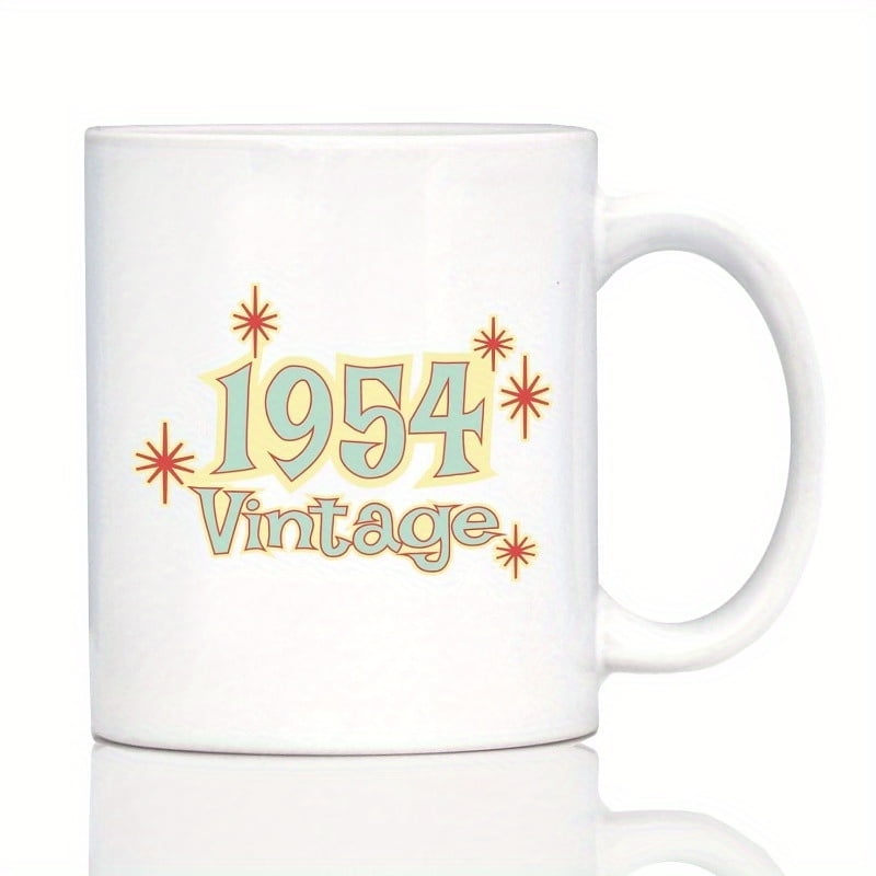 1pc 70th Birthday Coffee Mug Gift for Men & Women Turning 70 - Retro ...