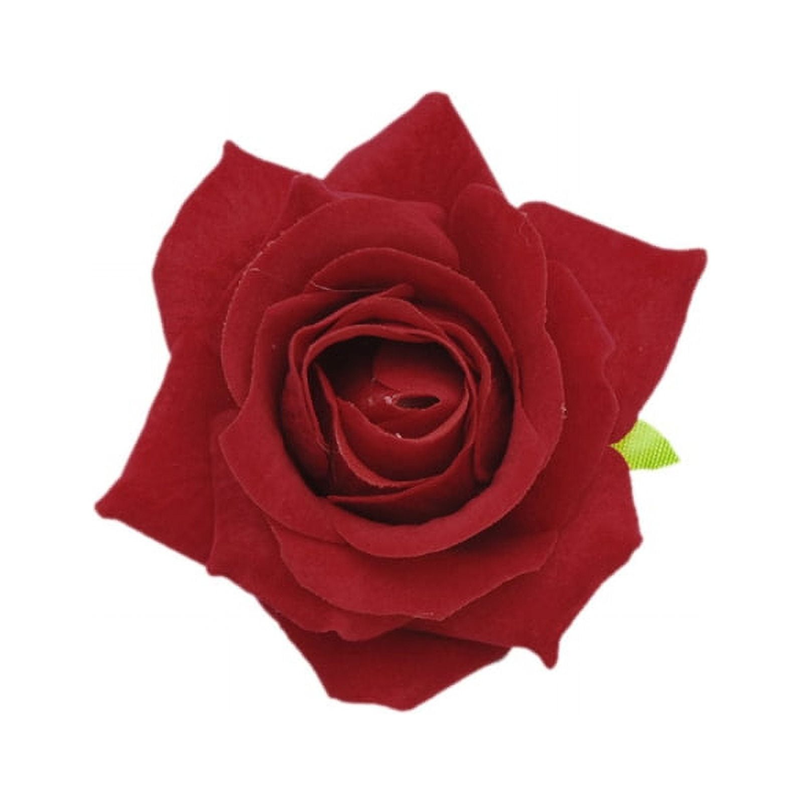 (1pc) 7CM single-sided velvet rose simulation flower hairpin can be ...