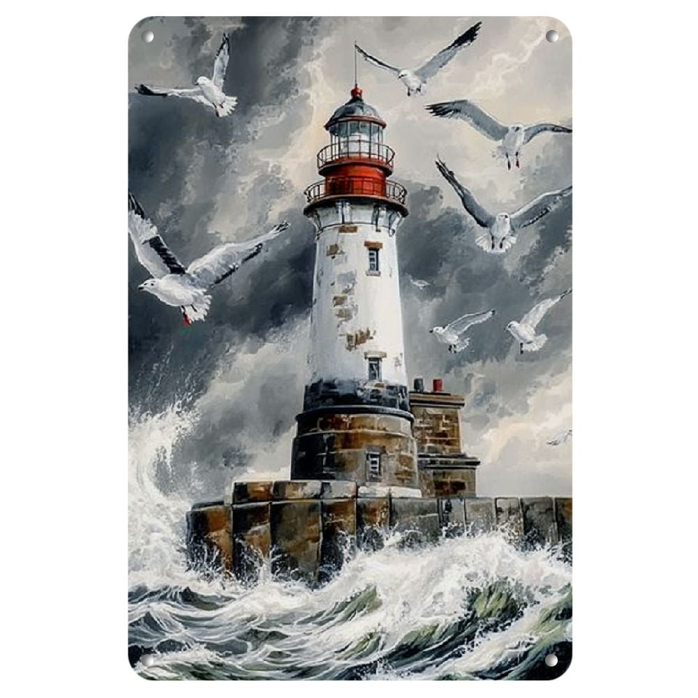 1pc 8x12 Iron Vintage Style Iron Wall Sign- 8x12inch, Suitable Home ...