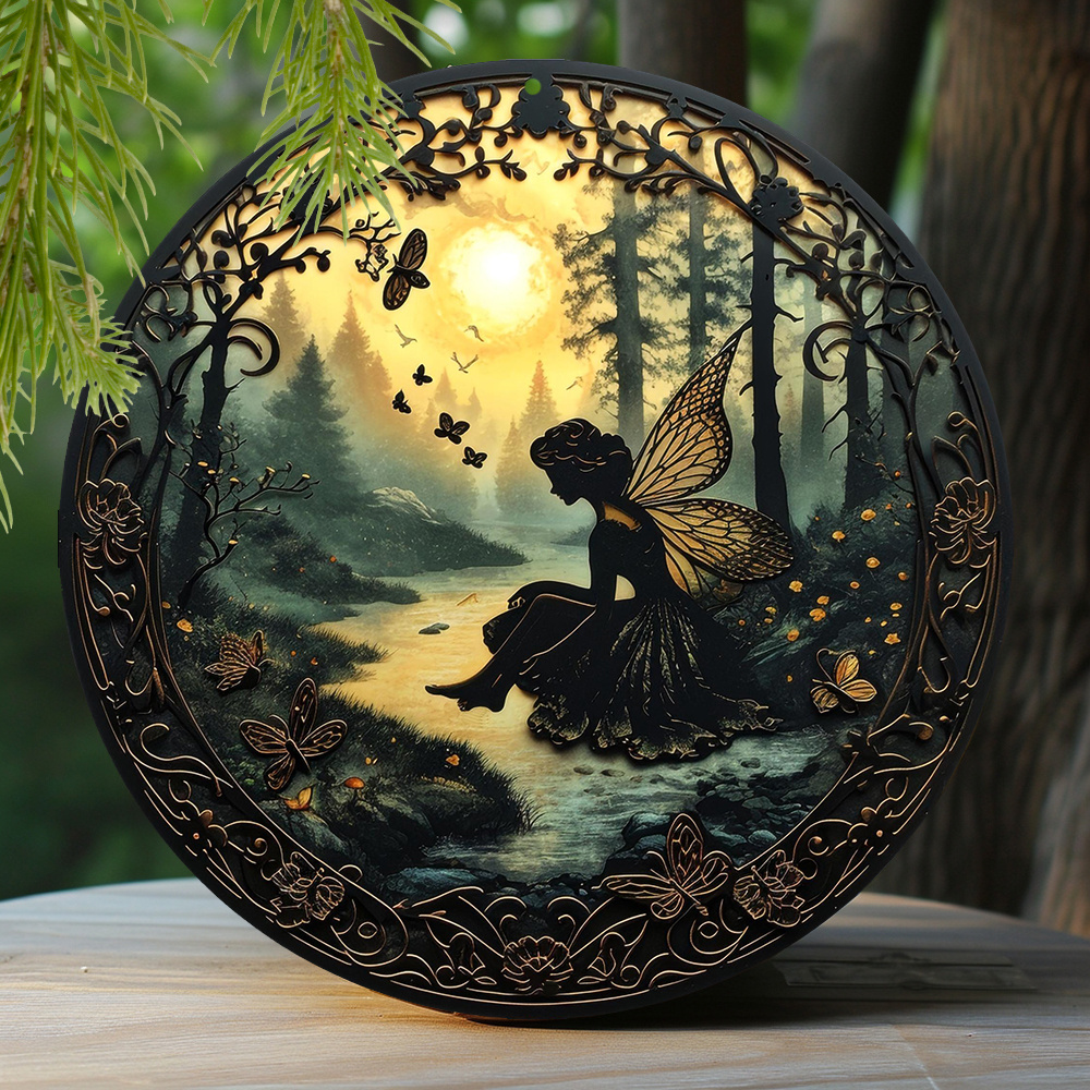 1pc 8x8 Inch Spring Metal Sign Kitchen Fathers Faux Laser Cut Iron ...