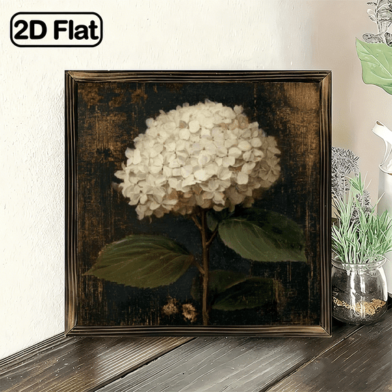 1pc 8x8 inch Summer Decoration with Wooden Frame Multipurpose Home ...
