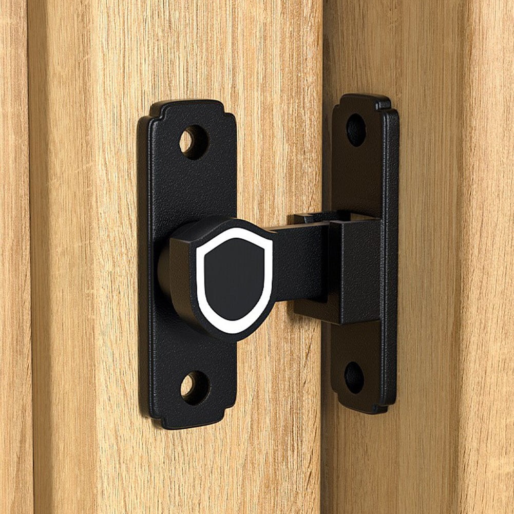 1pc 90 Degree 304 Stainless Steel Safety Sliding Door Buckle Hasps Lock ...