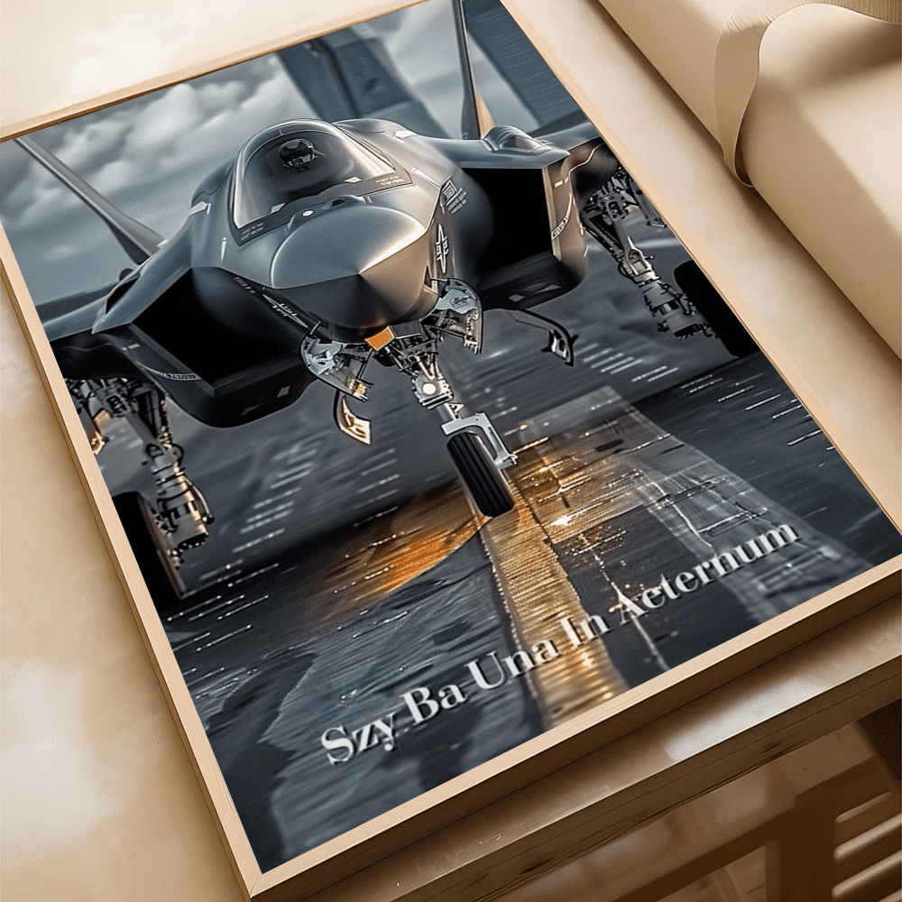 1pc A-American Fighter A10 F22 F14 F15 F16 Apache Poster Self-adhesive ...