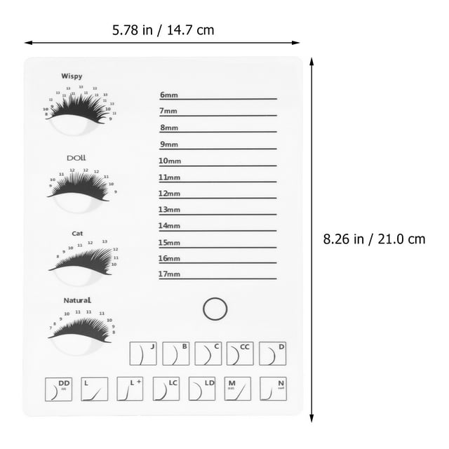 1pc Acrylic Eyelash Display Board Eyelash Extension Auxiliary Tool For ...