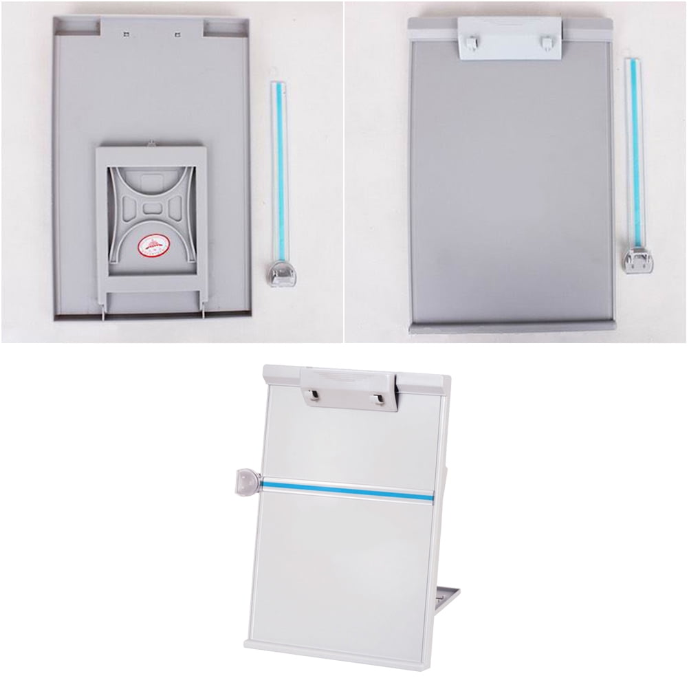 1pc Adjustable Reading Rack Hands Free Book Stand Typing Desk Holder ...