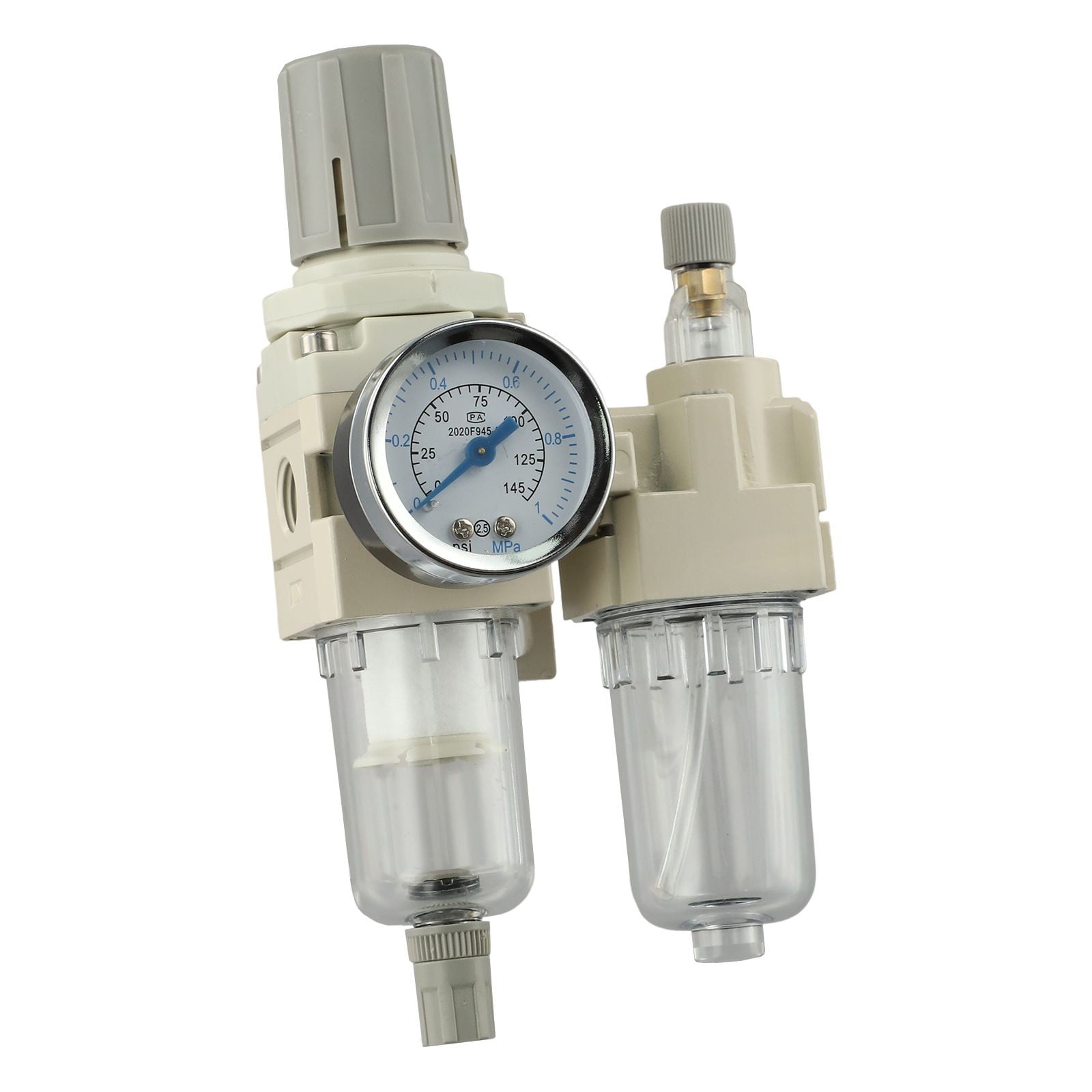 1pc Air Source Processor Compressed Air Filter Regulator Water Oil Trap ...