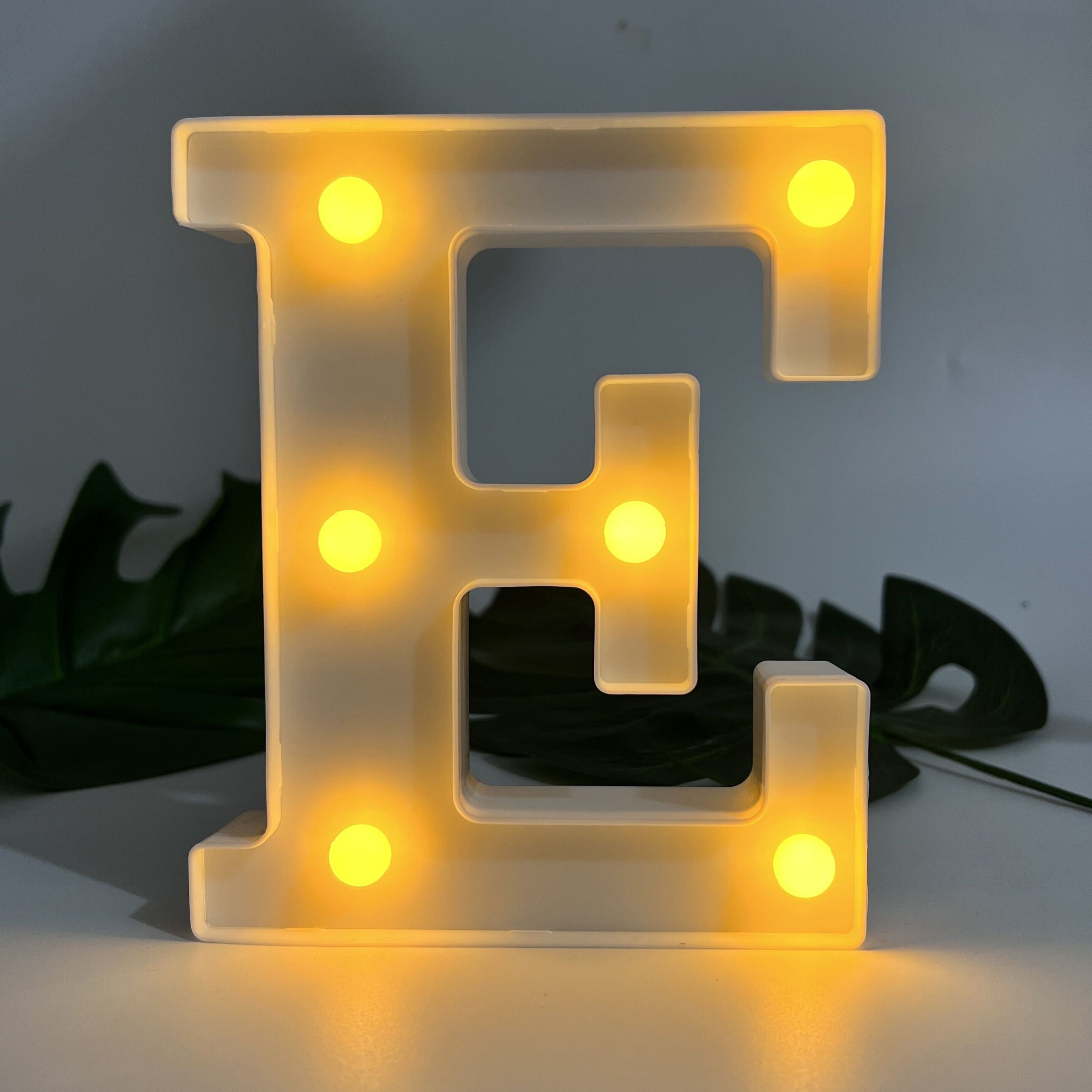 1pc Alphabet Letter LED Lights Luminous Number Lamp Decor, Battery ...